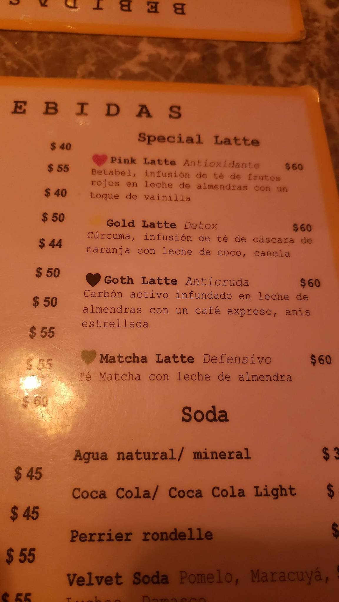 Carta de Wallace Whisky Bar, Ciudad López Mateos, Av. Tamaulipas 45