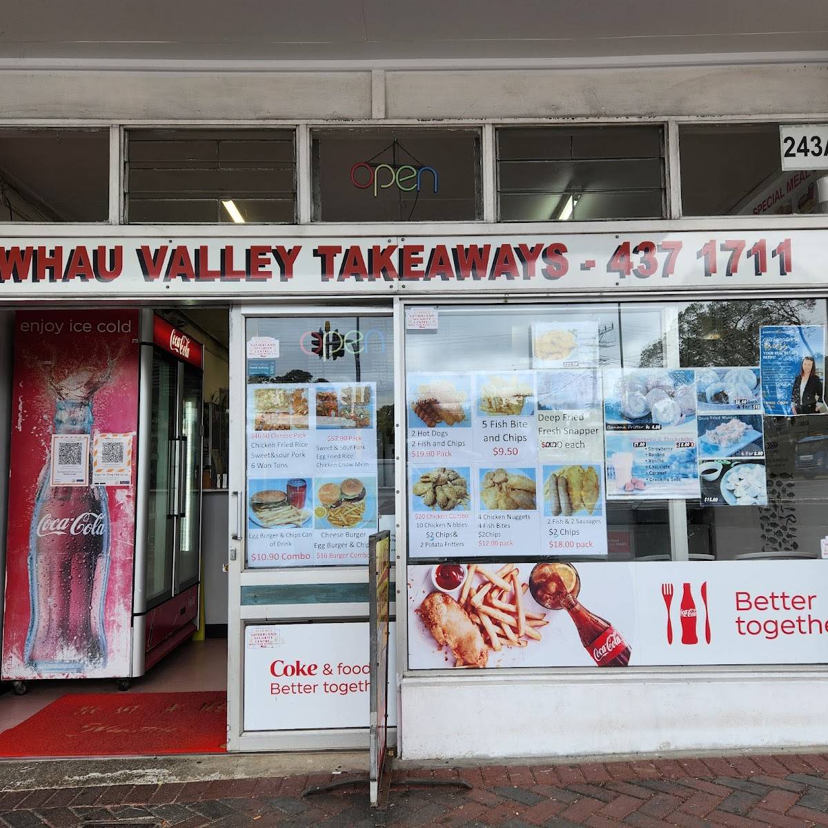 Menu at Whau Valley Fish & Chips and Chinese Takeaway Shop restaurant ...