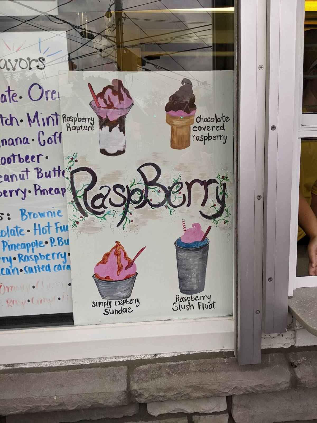 Menu at Whippy Dip restaurant, Erie