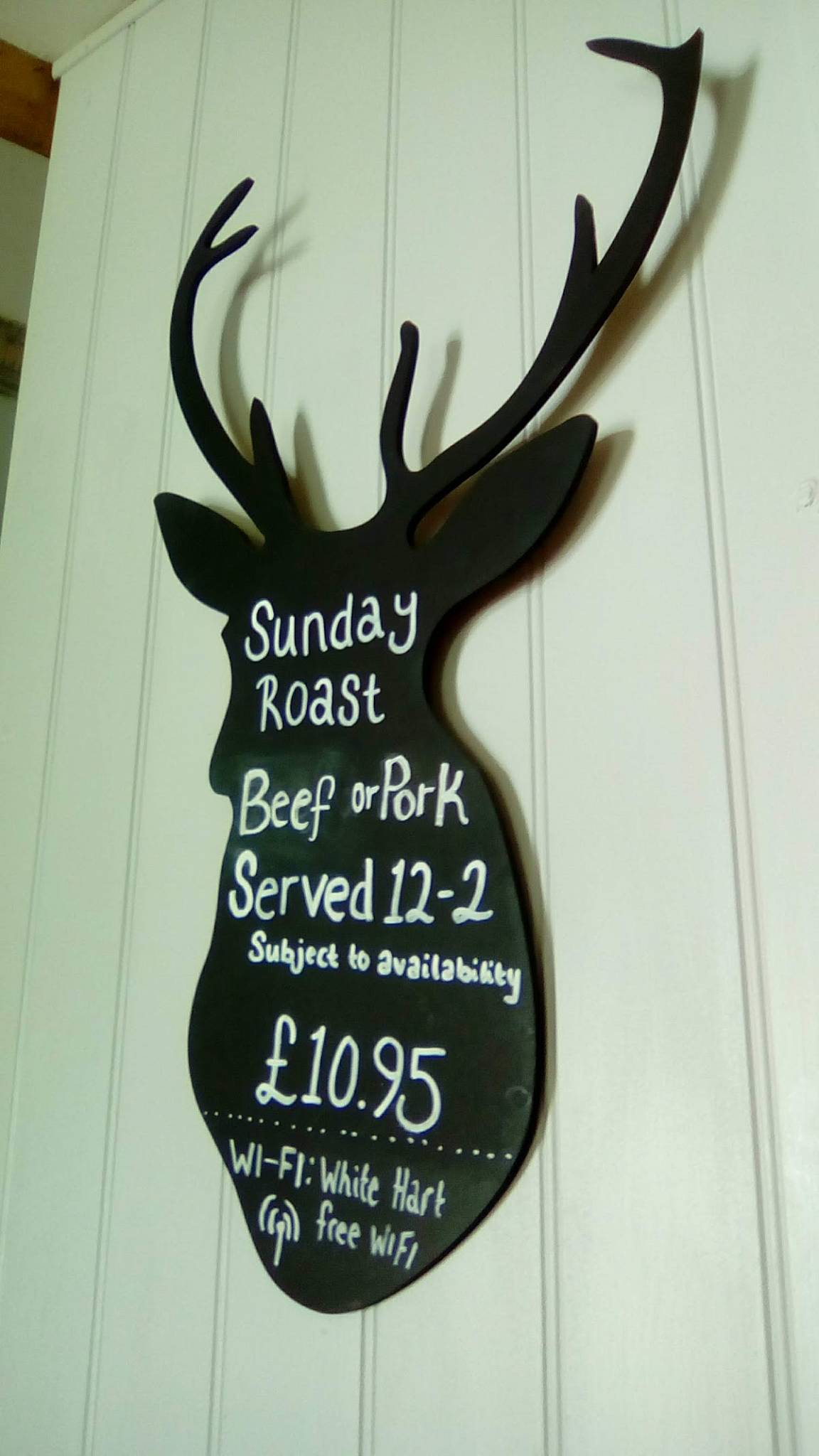 Menu at White Hart at Roydon pub & bar, Diss