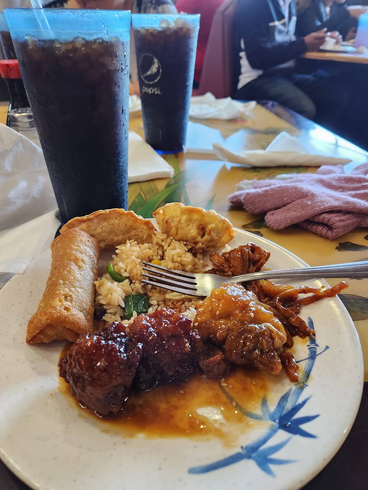 Menu at Hunan restaurant, Wichita Falls