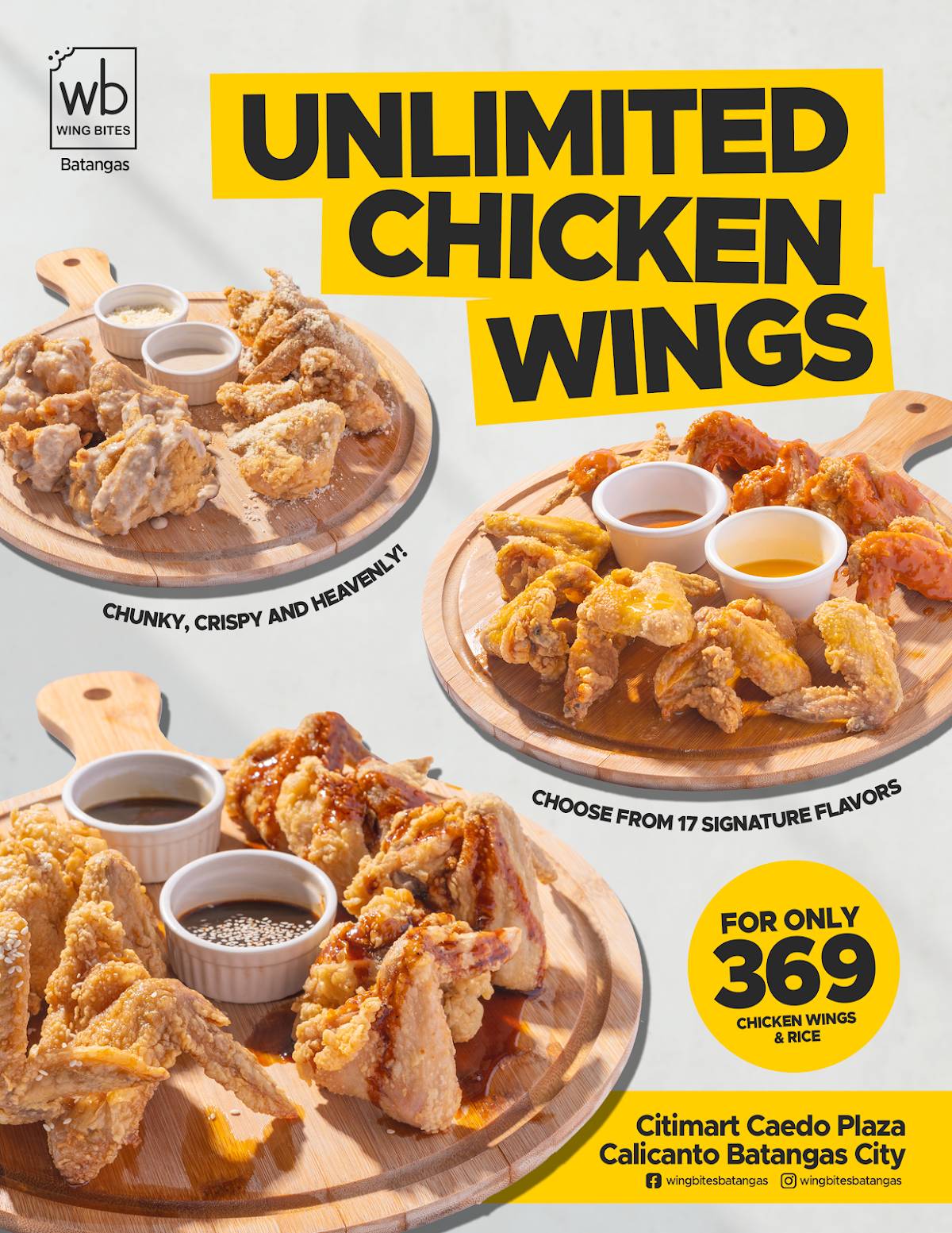 Menu at Wing Bites Batangas restaurant, Batangas