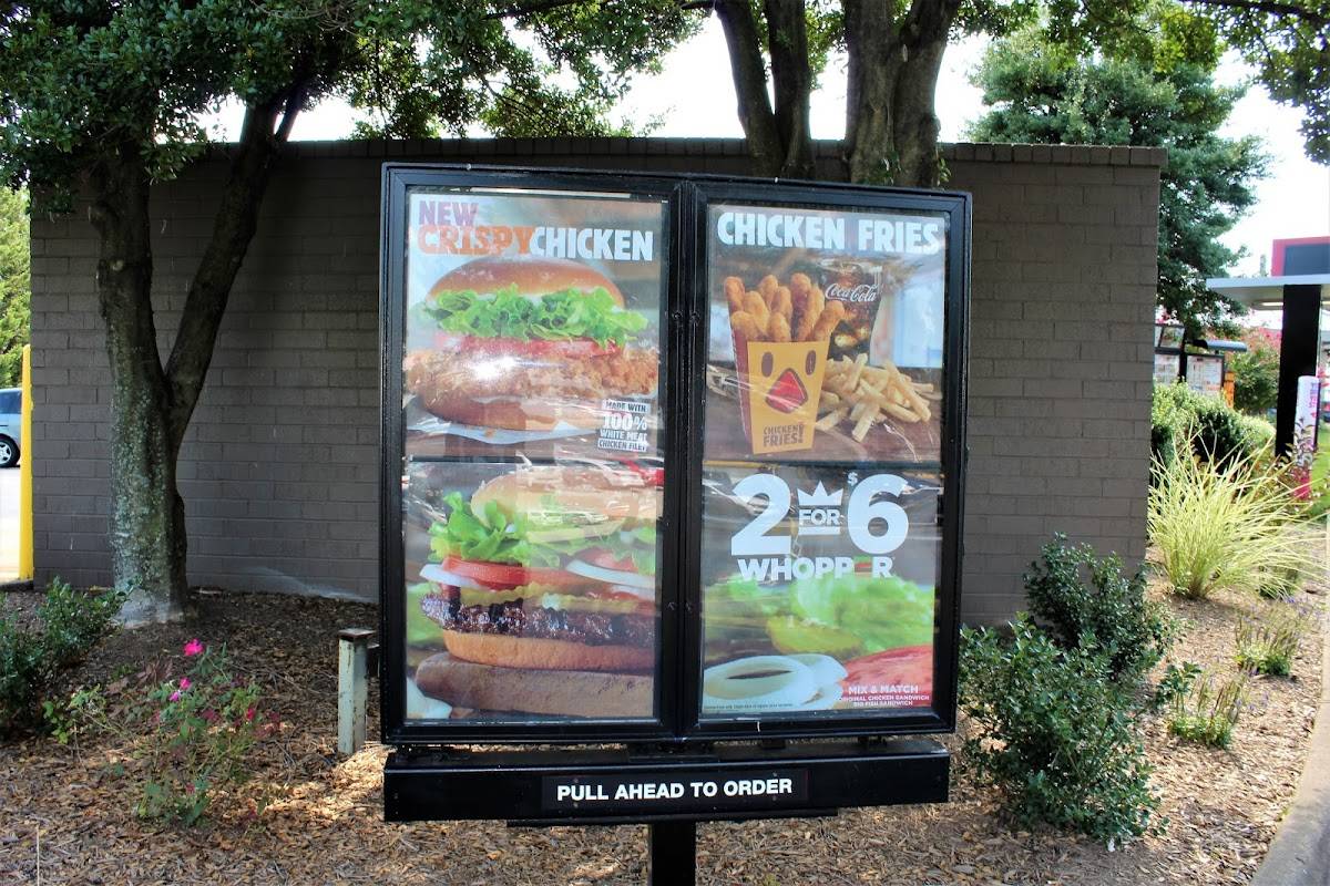 Menu at Burger King fast food, Woodbridge, Potomac Mills Cir