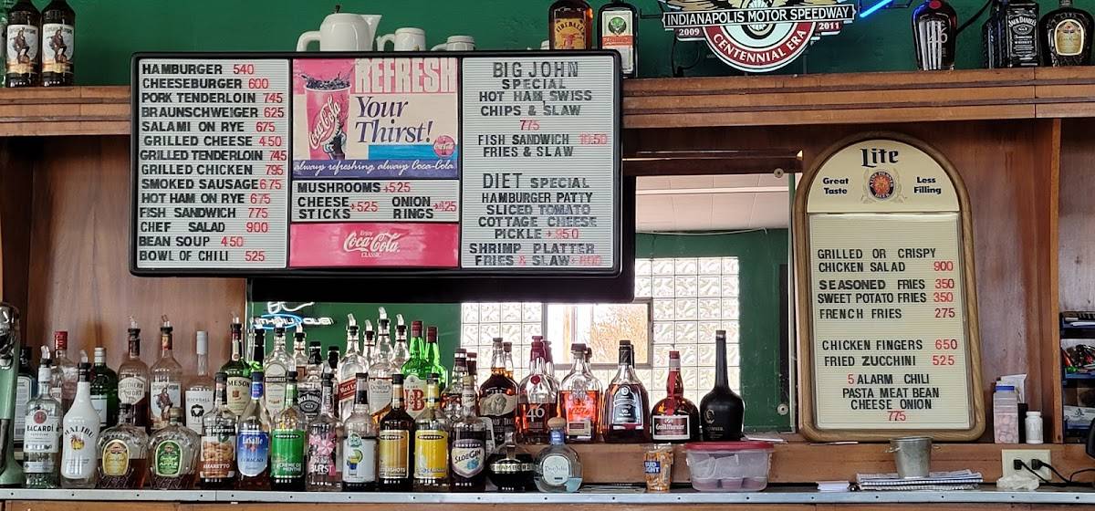 Menu at Working Man's Friend pub & bar, Indianapolis