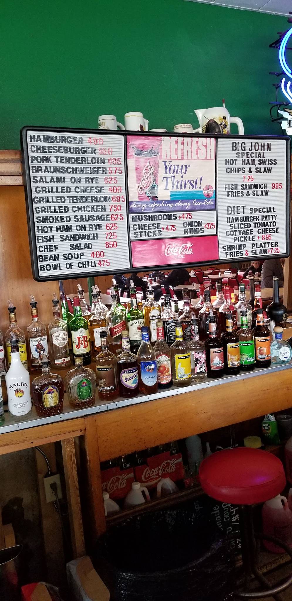 Menu at Working Man's Friend pub & bar, Indianapolis