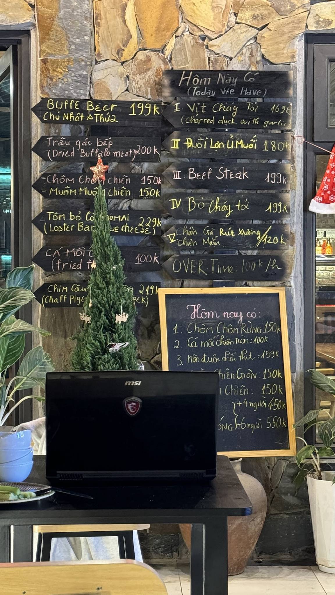 Menu at Xưởng bia thủ công Thảo_brewmaster restaurant, Hai Duong