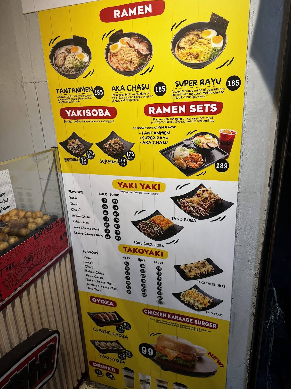 Menu at Yaki Yaki San Nicolas, Pasig Branch restaurant, Pasig