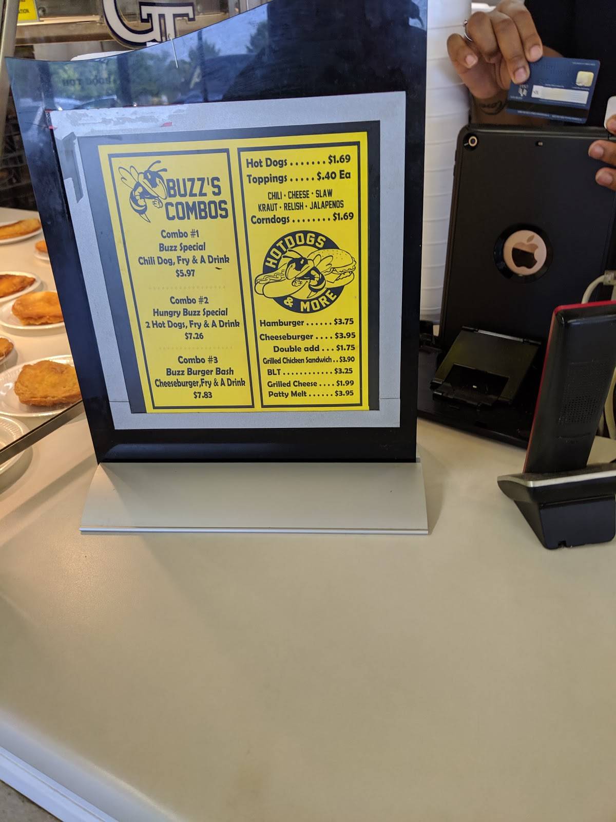 Menu at Yellow Jacket Hot Dogs fast food, Ellenwood