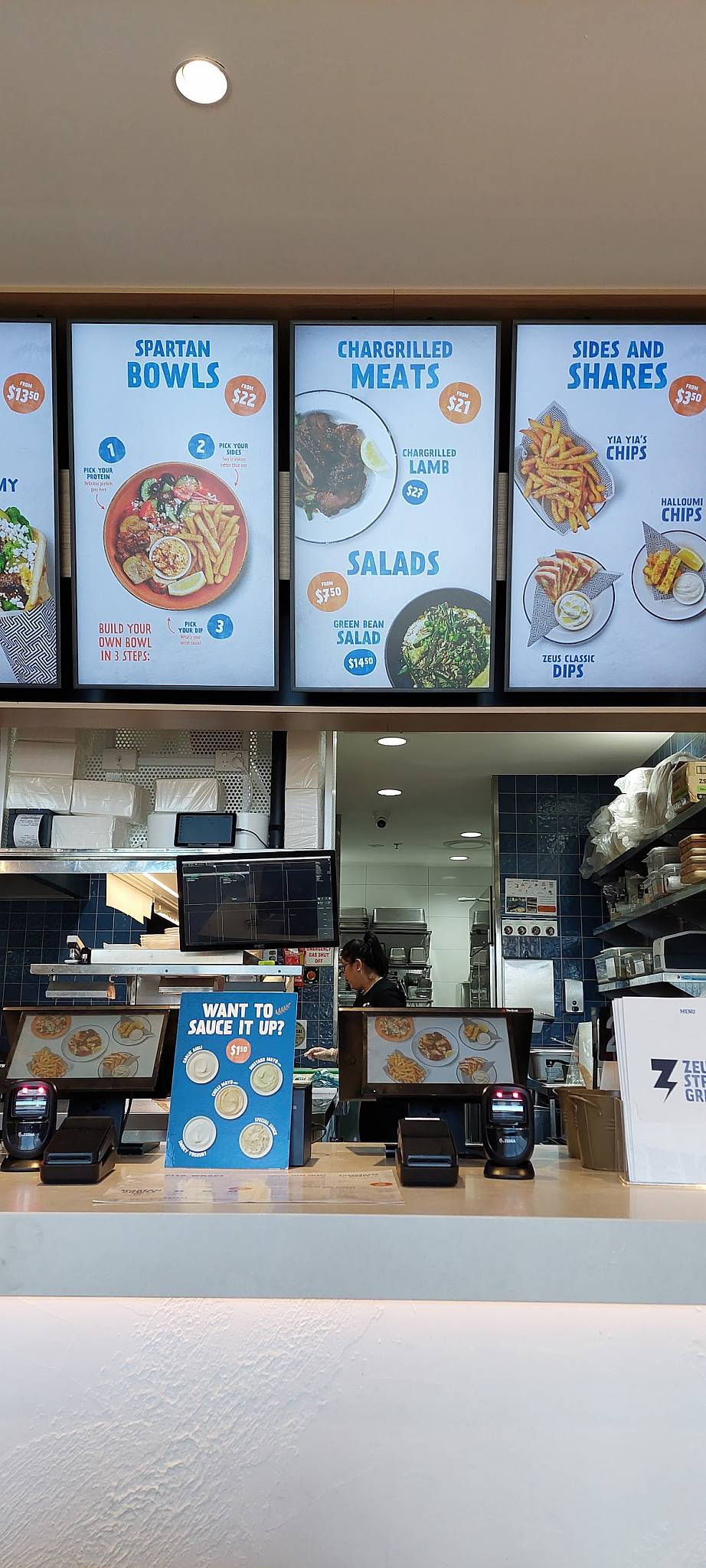 Menu at Zeus Street Greek Baulkham Hills restaurant, Baulkham Hills