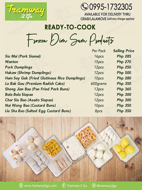 Menu at Tramway Bayview Buffet restaurant, Pasay, Roxas Blvd