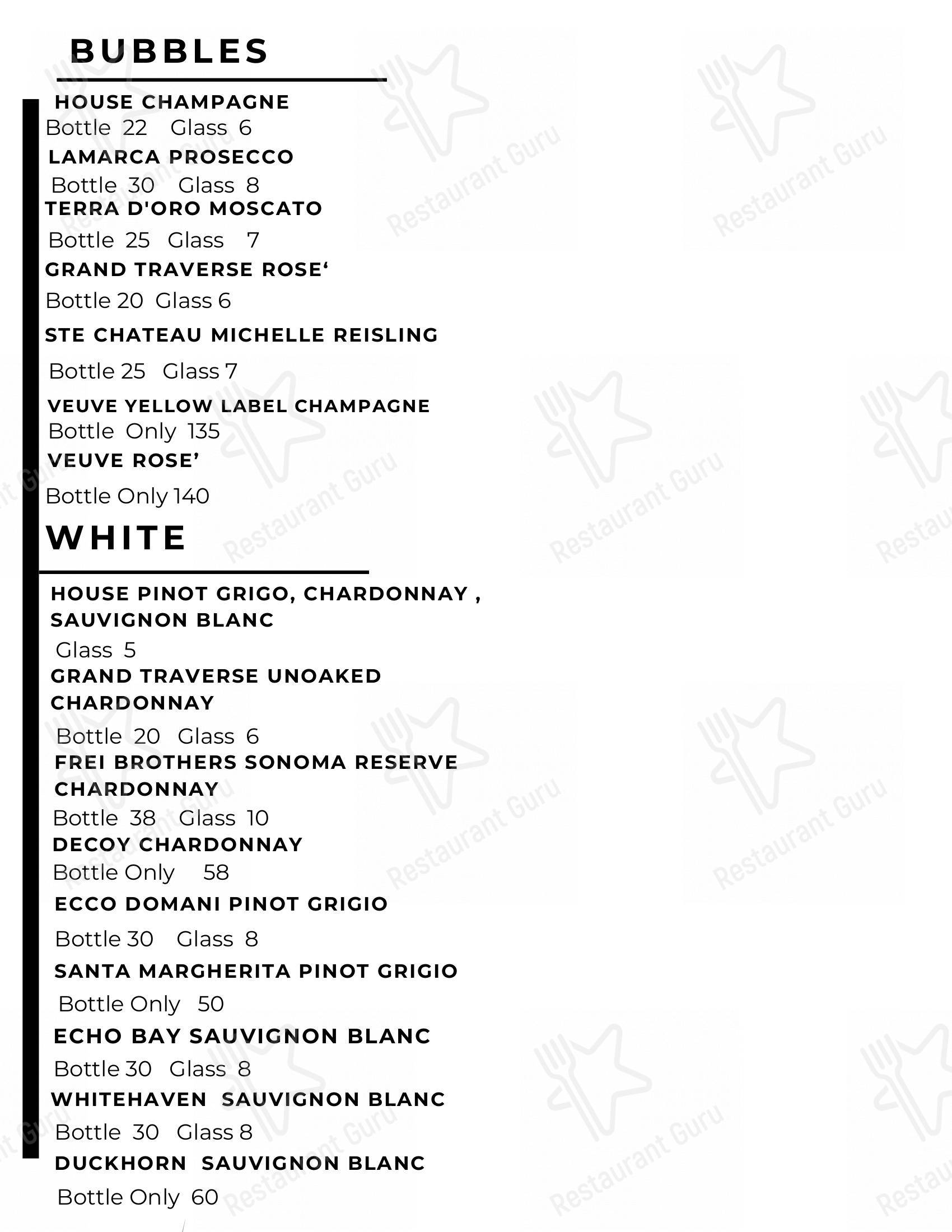 Menu at Harbor Hook & Grille pub & bar, Monroe