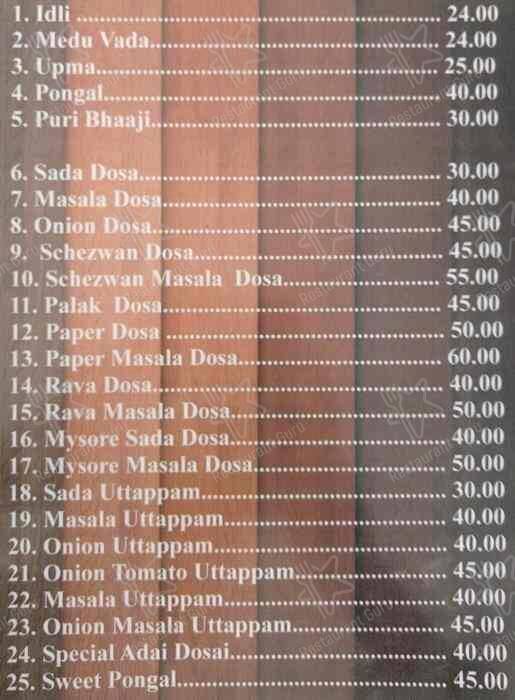 Menu at ANNA DOSA CAFE (Sec 34), Navi Mumbai, Krishh Celestia