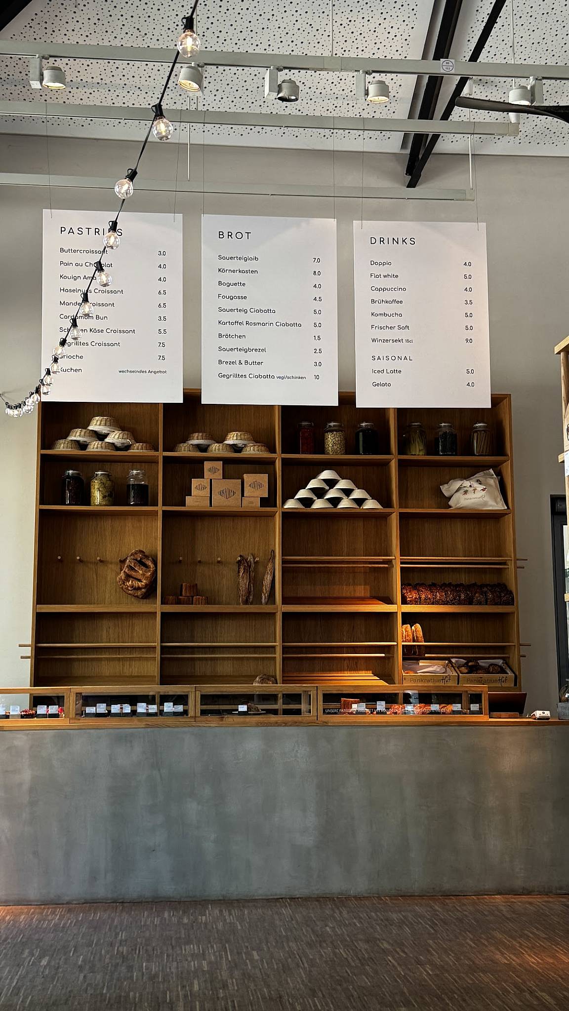 Menu at liesbeth cafe, Mainz