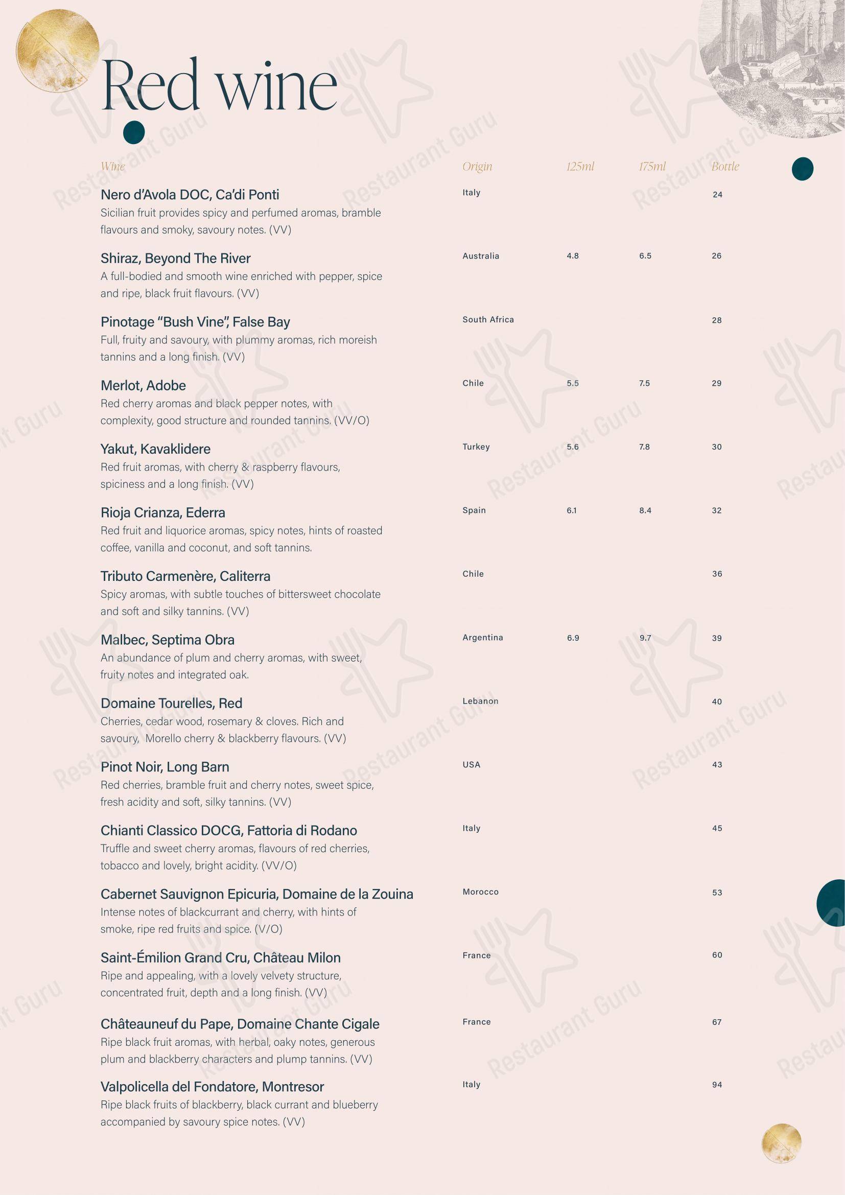 Menu at Ateesh restaurant, Newcastle upon Tyne