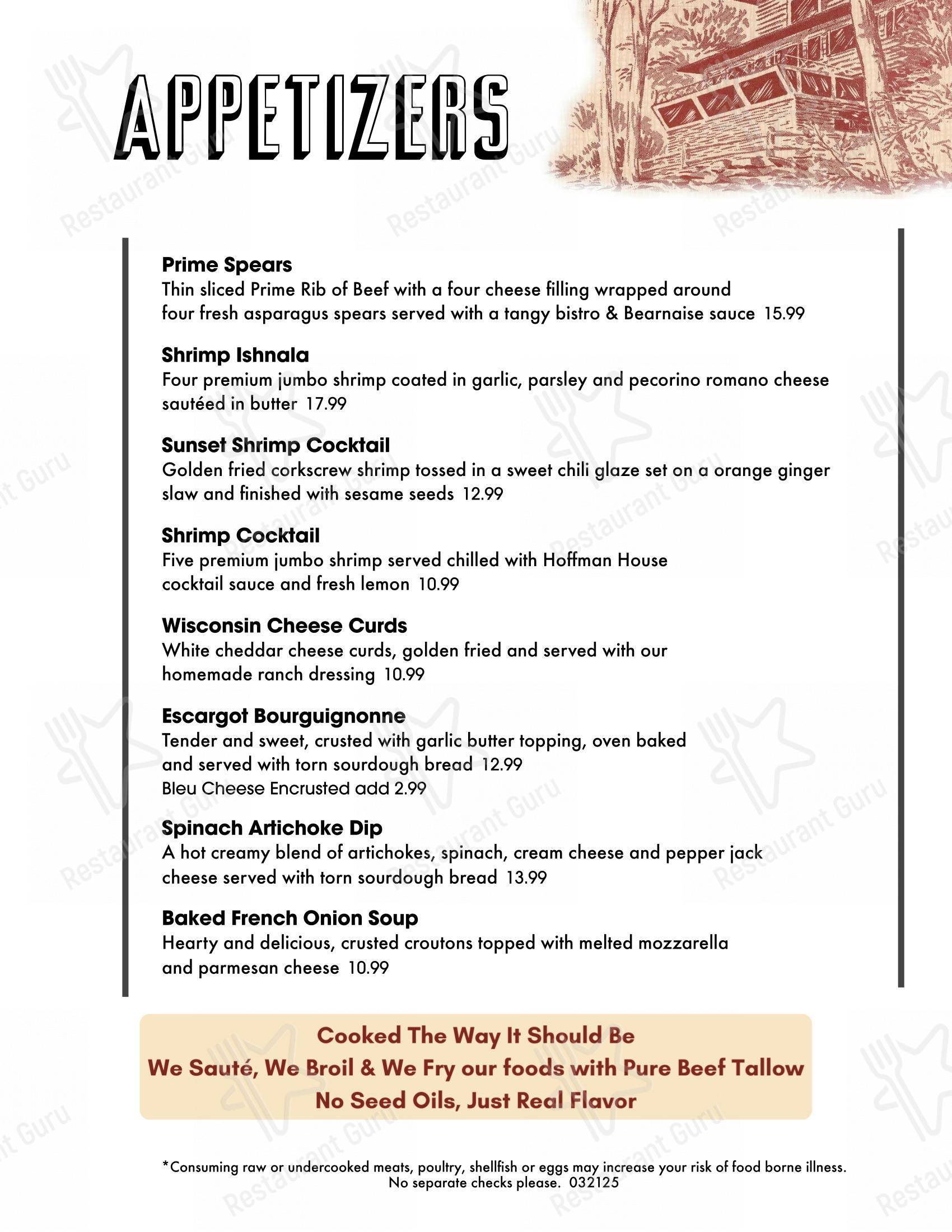 Menu at Ishnala Supper Club, Lake Delton, S2011 Ishnala Rd