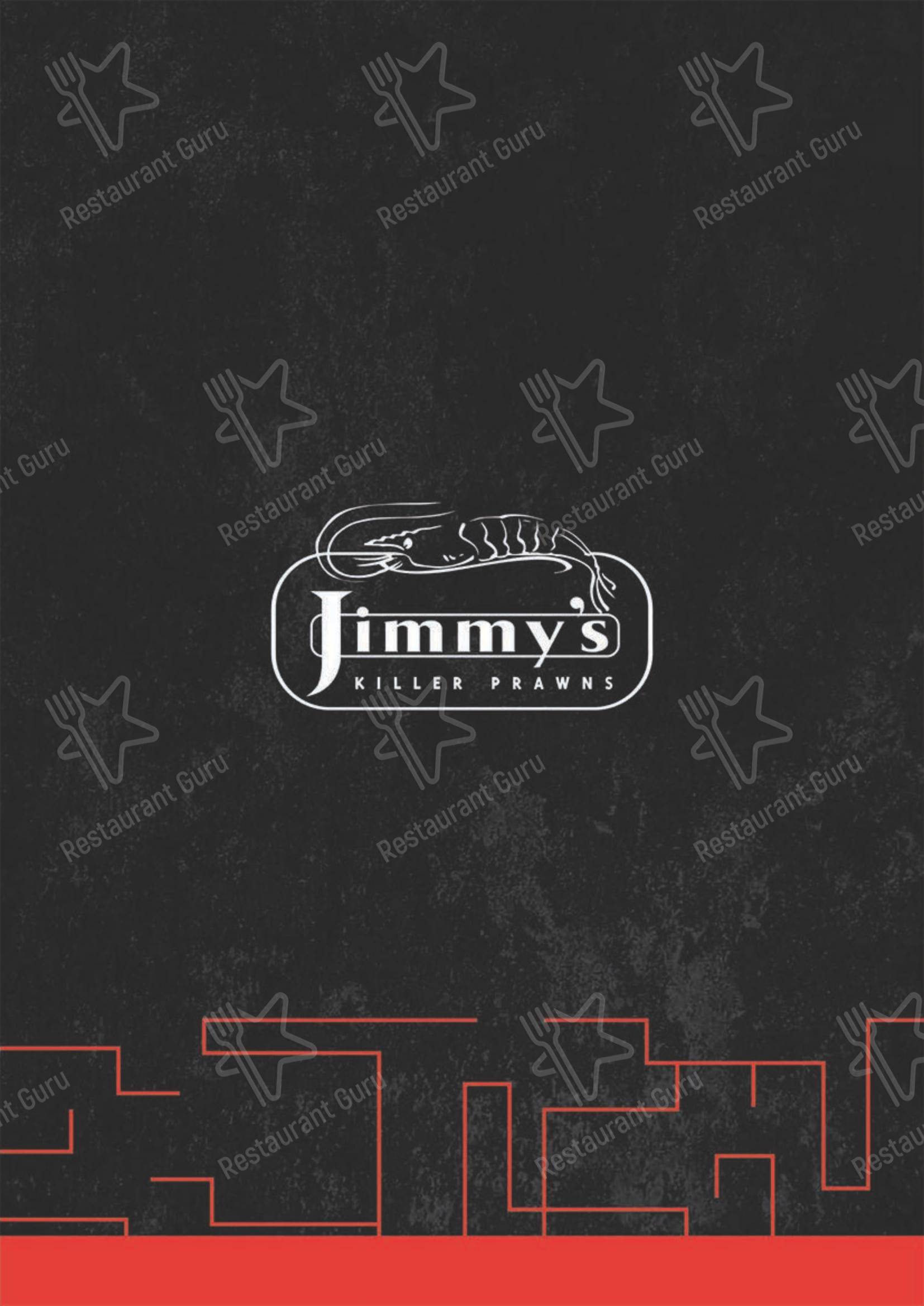 Menu at Jimmy's Killer Prawns Gateway restaurant, Umhlanga, Shop G340 ...