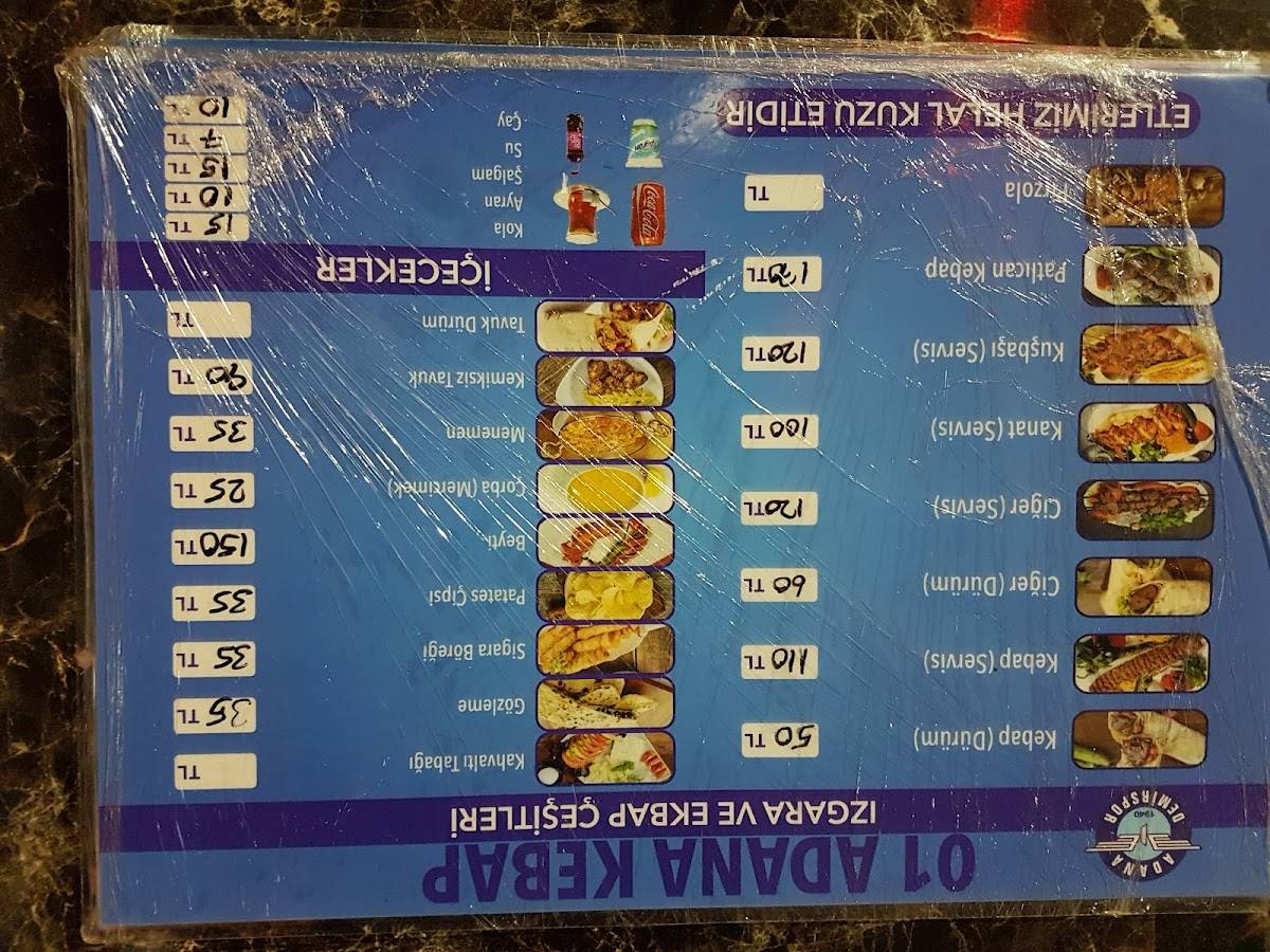 Carta de 01 ADANA KEBAP, Estambul, Keresteci Hakkı Sk. NO:22