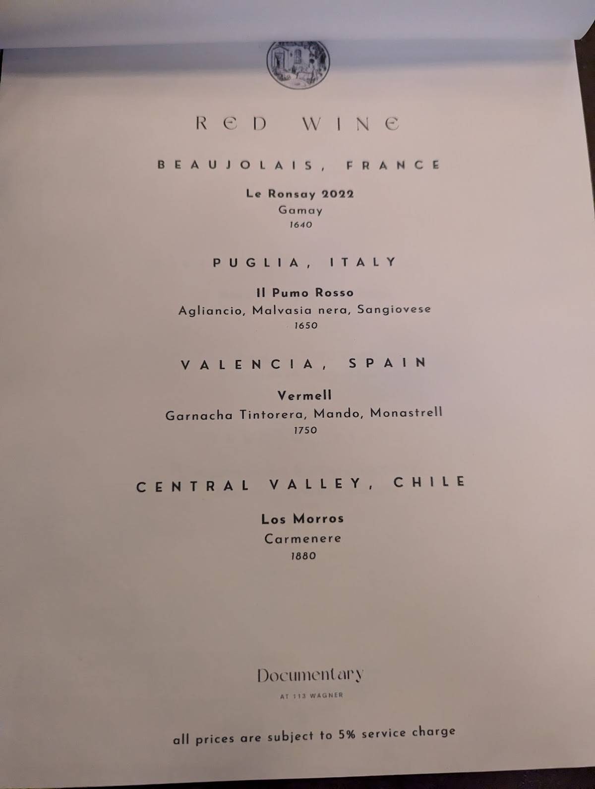 Menu at 113 Wagner Café, Baguio City - Private Home Dining By ...