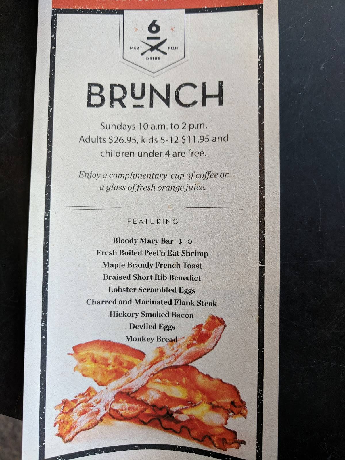Menu at 6Smith pub & bar, Wayzata