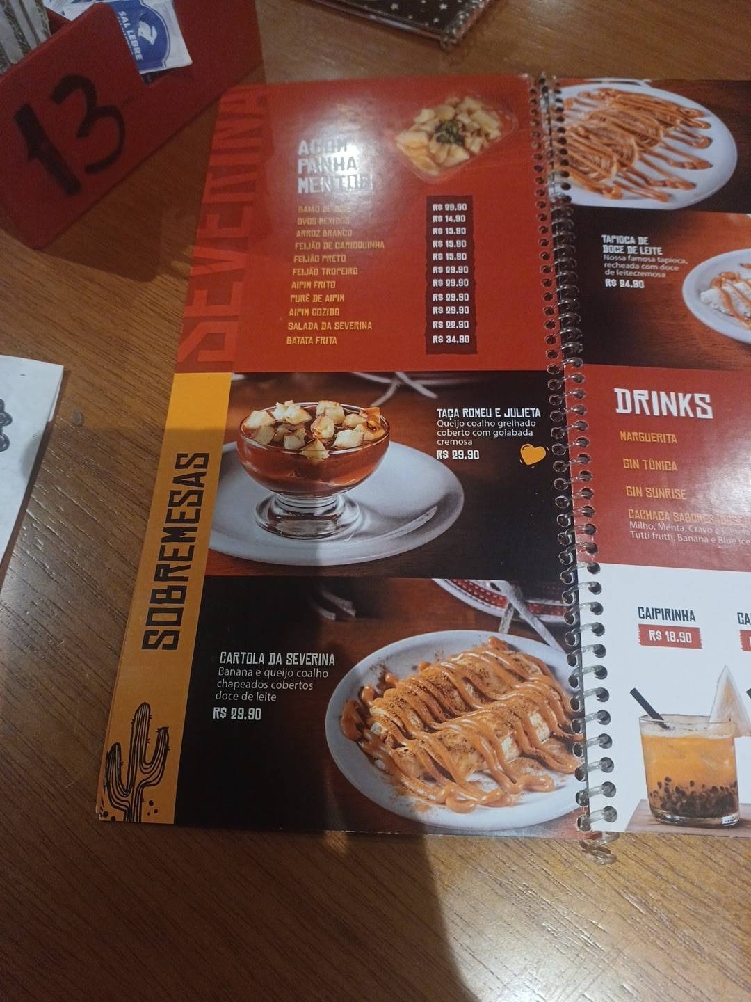 Menu em A Casa da Severina - Restaurante Nordestino ParkJacarepaguá ...