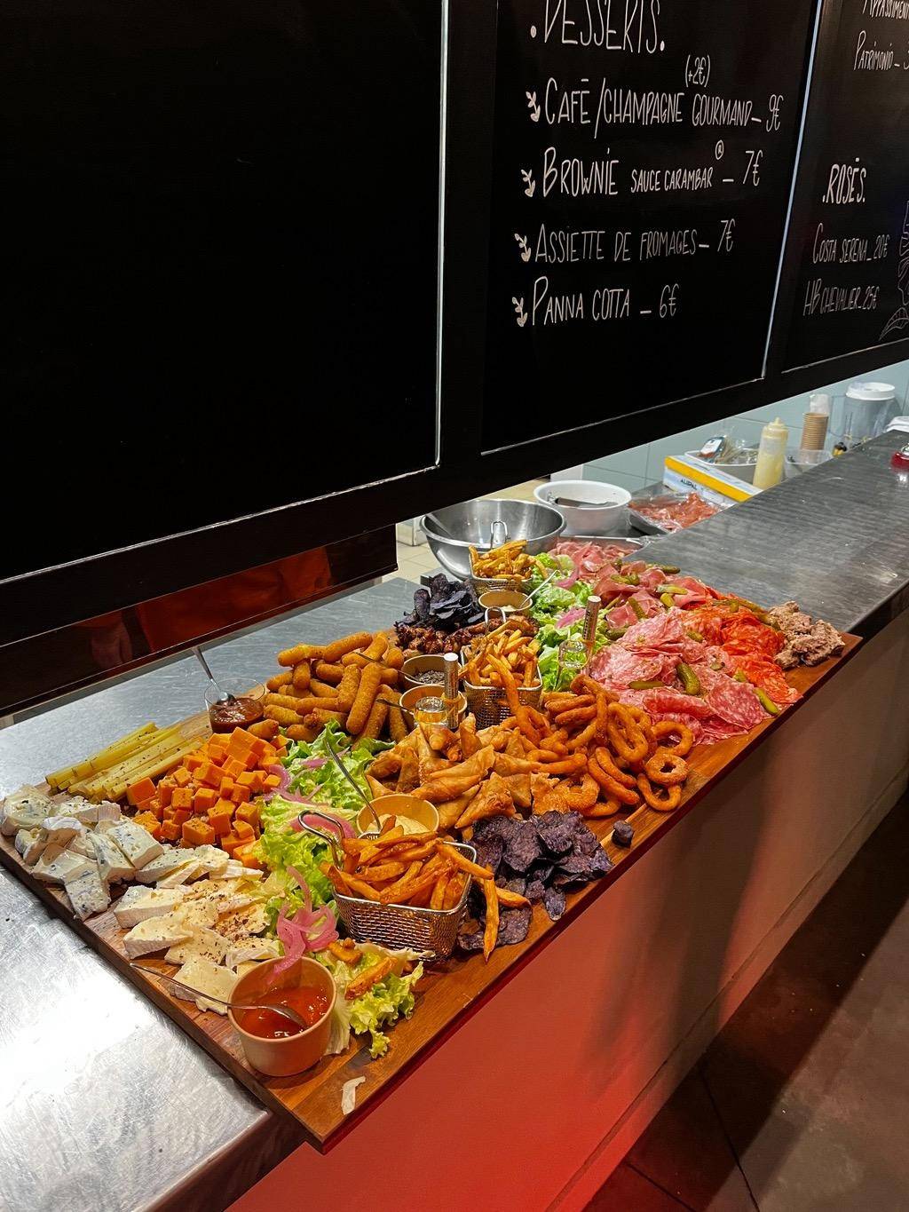 Menu au A Mandria restaurant, Fabrègues