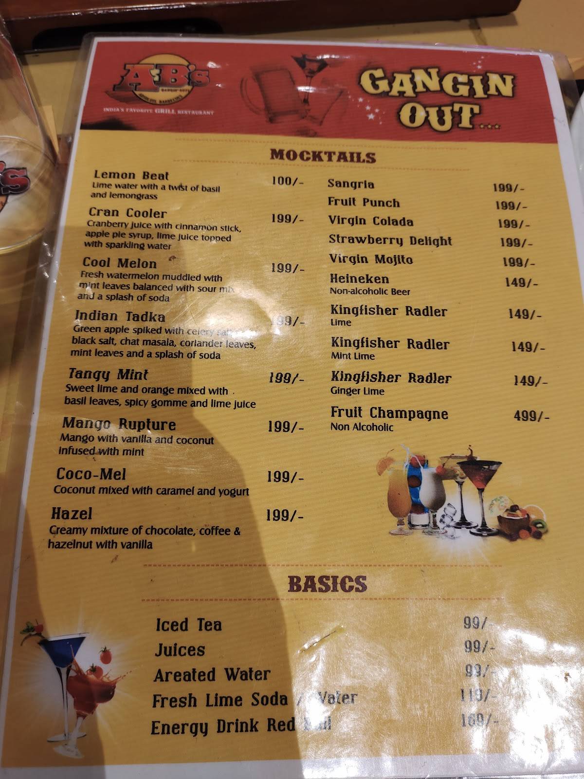 Menu at AB's - Absolute Barbecues Kompally, Hyderabad, Hyderabad
