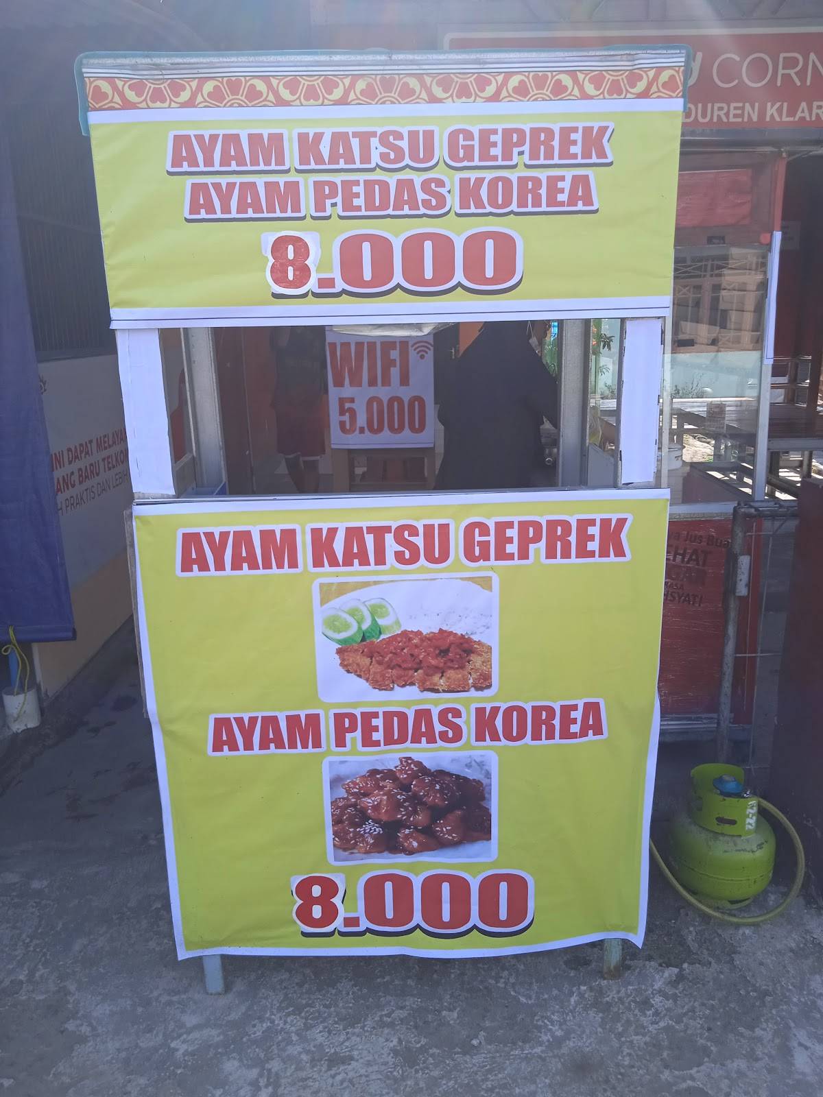 Menu at AYAM KATSU GEPREK & AYAM PEDAS KOREA restaurant, Karawang
