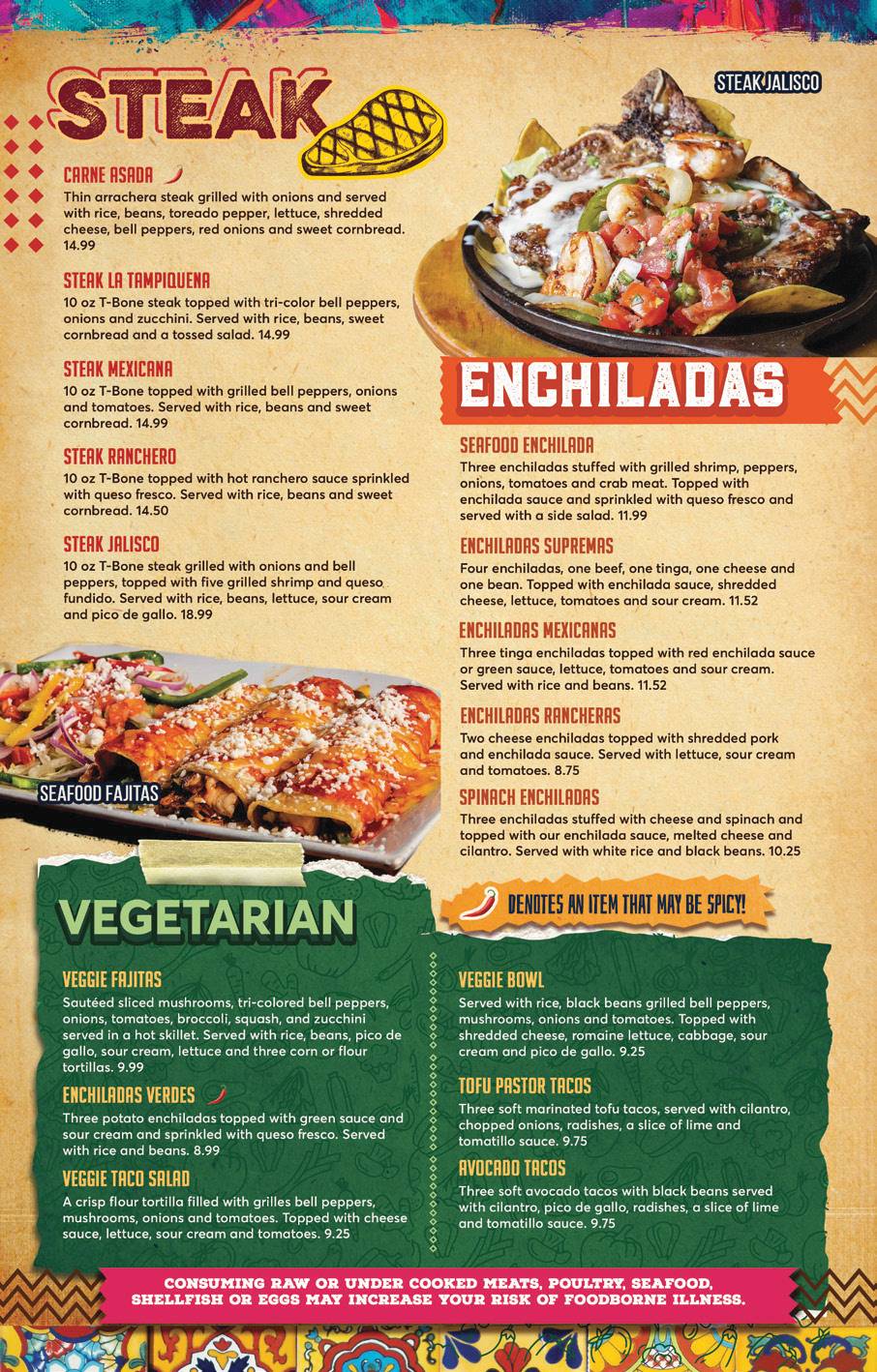 Menu at Agavero Grill & Cantina restaurant, Collinsville