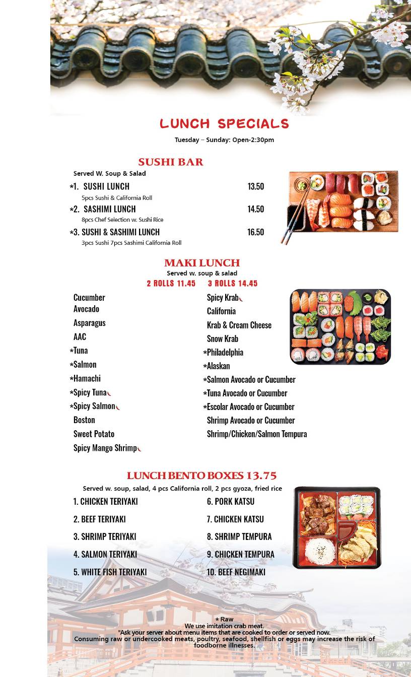 Menu at Ako Sushi & Seafood restaurant, Titusville