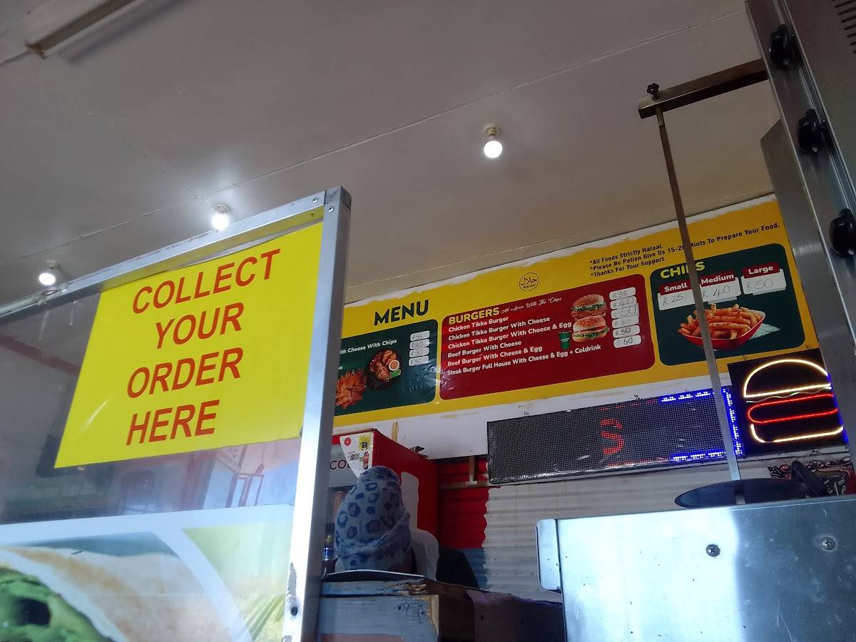 Menu at Al Ameen Chicken Tikka N Suchwarma restaurant, South Africa