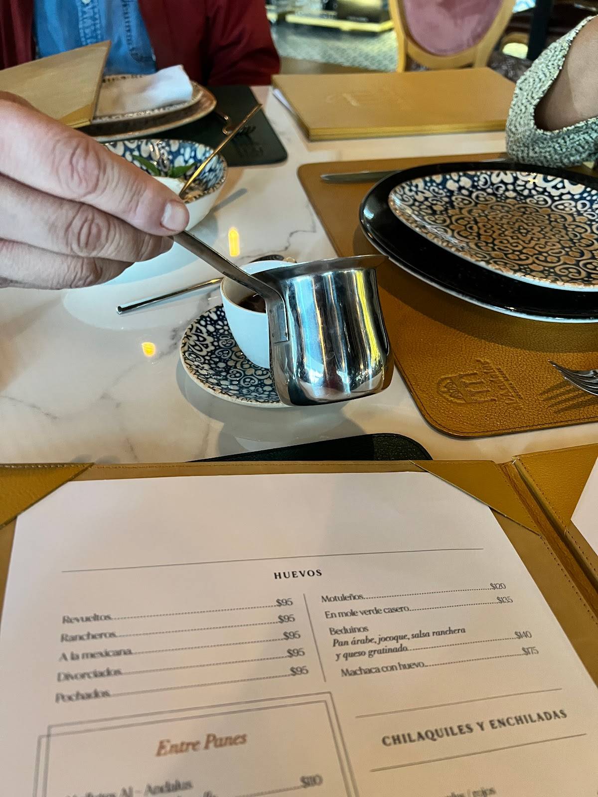 Carta del restaurante Al Andalus, Ciudad del México, Av. Insurgentes ...