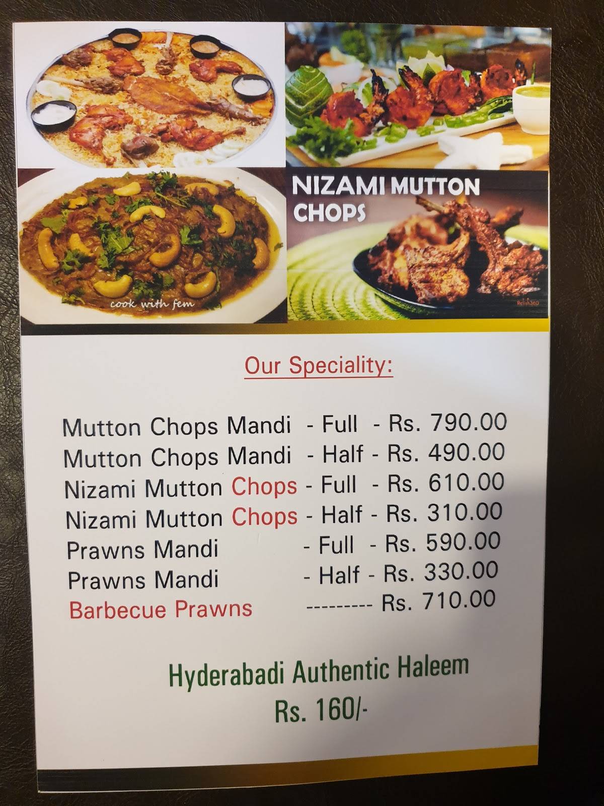 Menu at Al Zara Mandi Arabian Restaurant, Bengaluru, 147