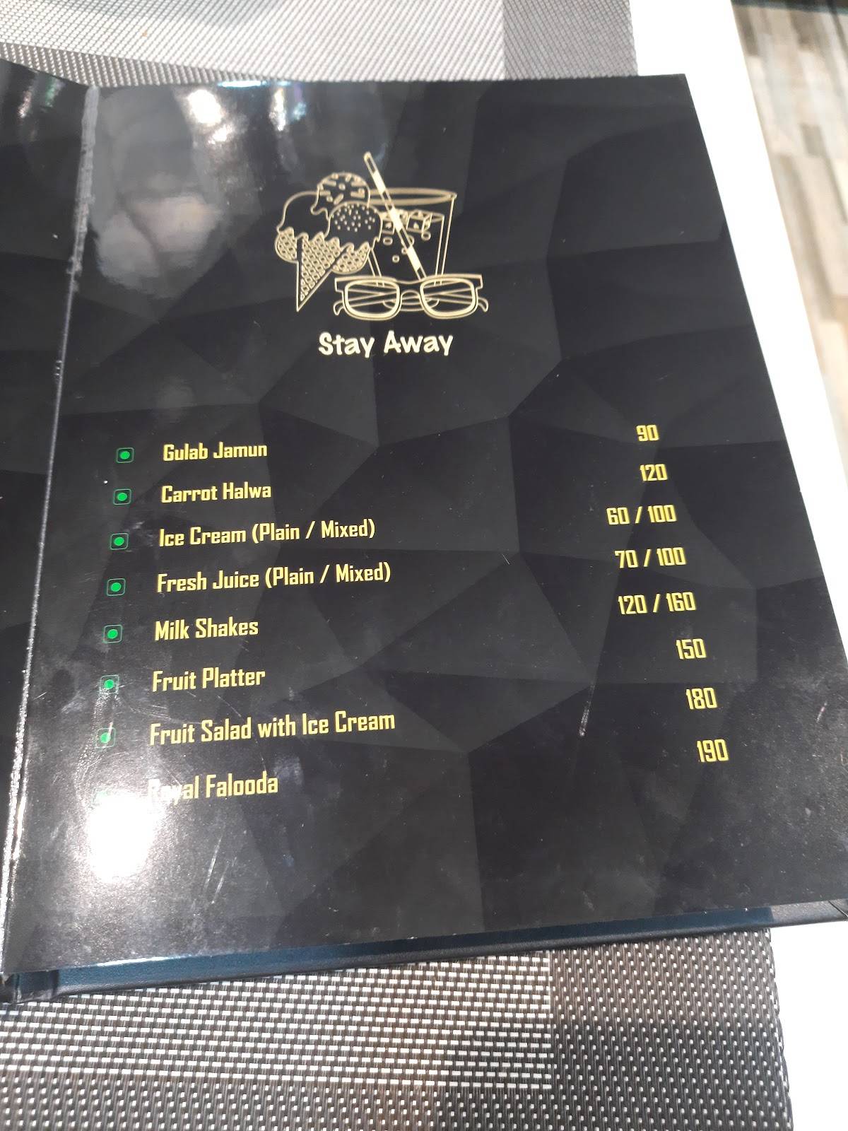 Menu at Aleef Heavenly RoofTop Restaurant, Chennai