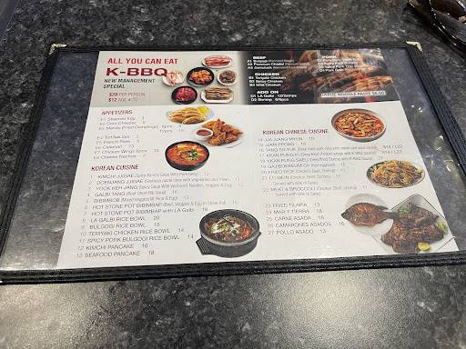Carta de Alegria - Gogi Friends KBBQ, Hyattsville