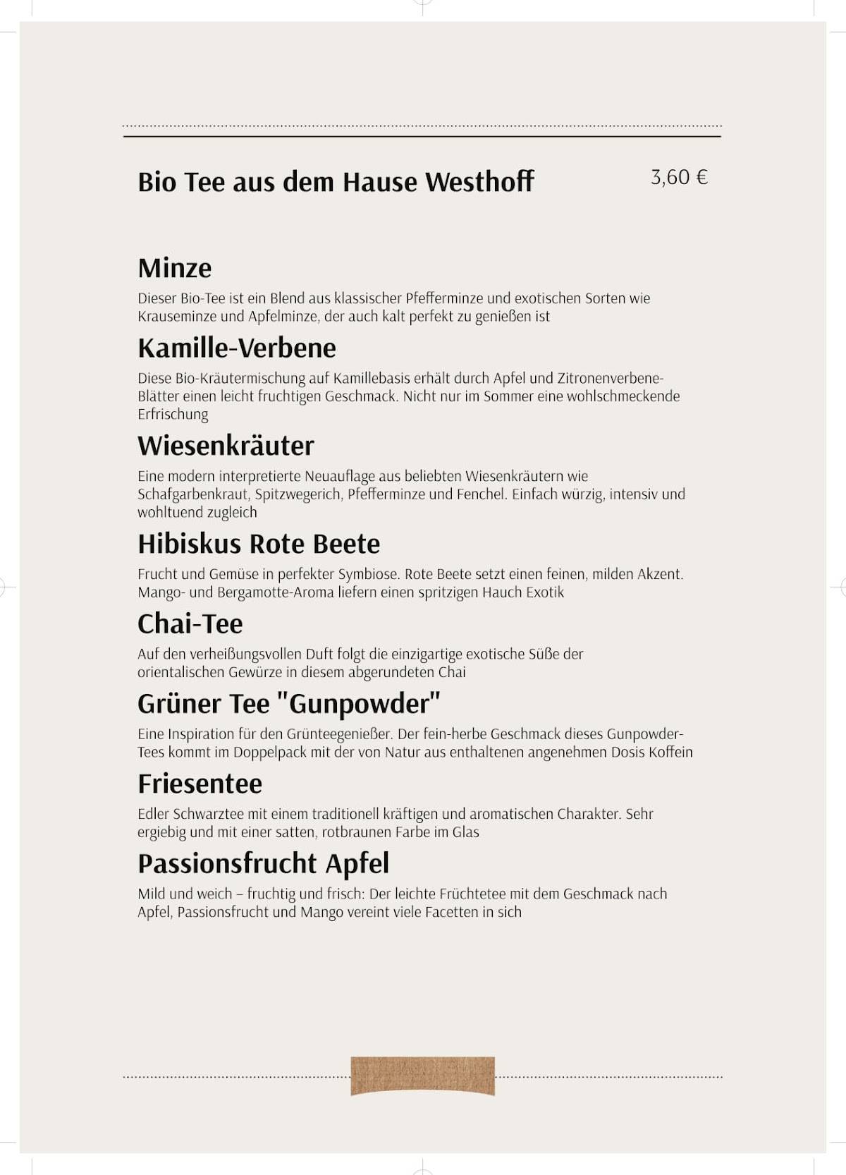 Speisekarte von Allee Café cafe, Kassel