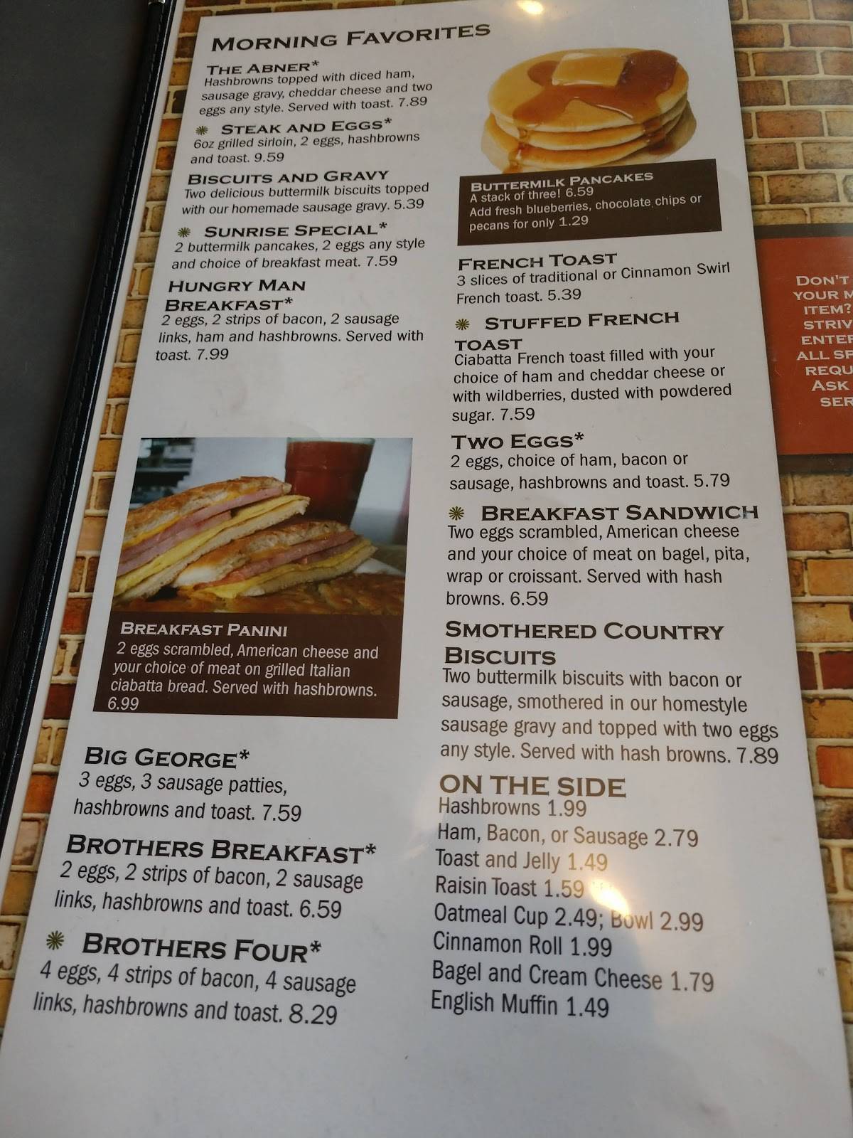 Menu at Alpha Koney Island restaurant, Adrian