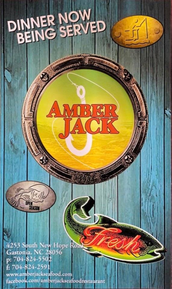 Menu at AmberJack Seafood & Steaks Restaurant, Gastonia