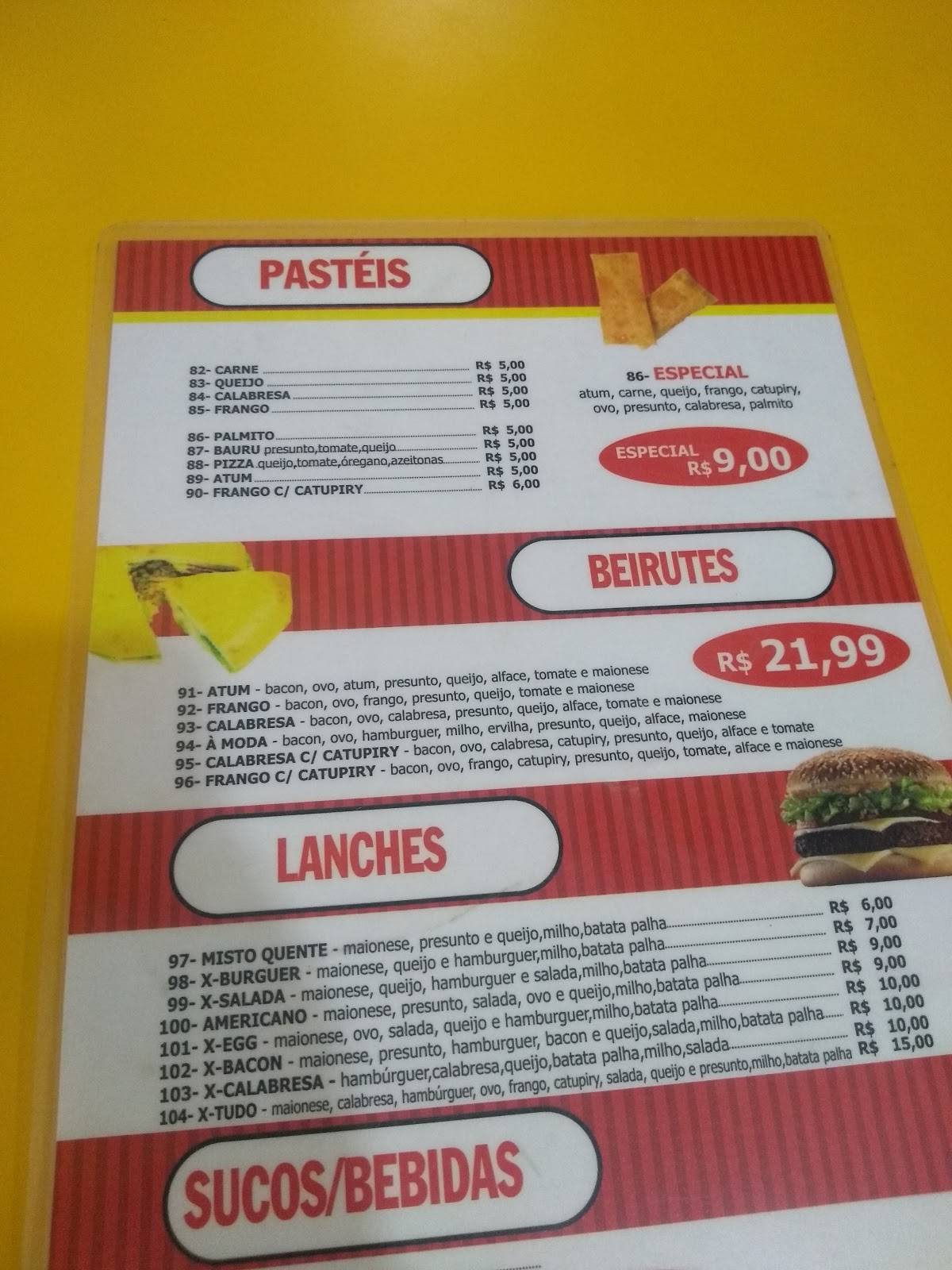 Menu em Big Esfiha - Cillo restaurante, Americana, Av. de Cillo