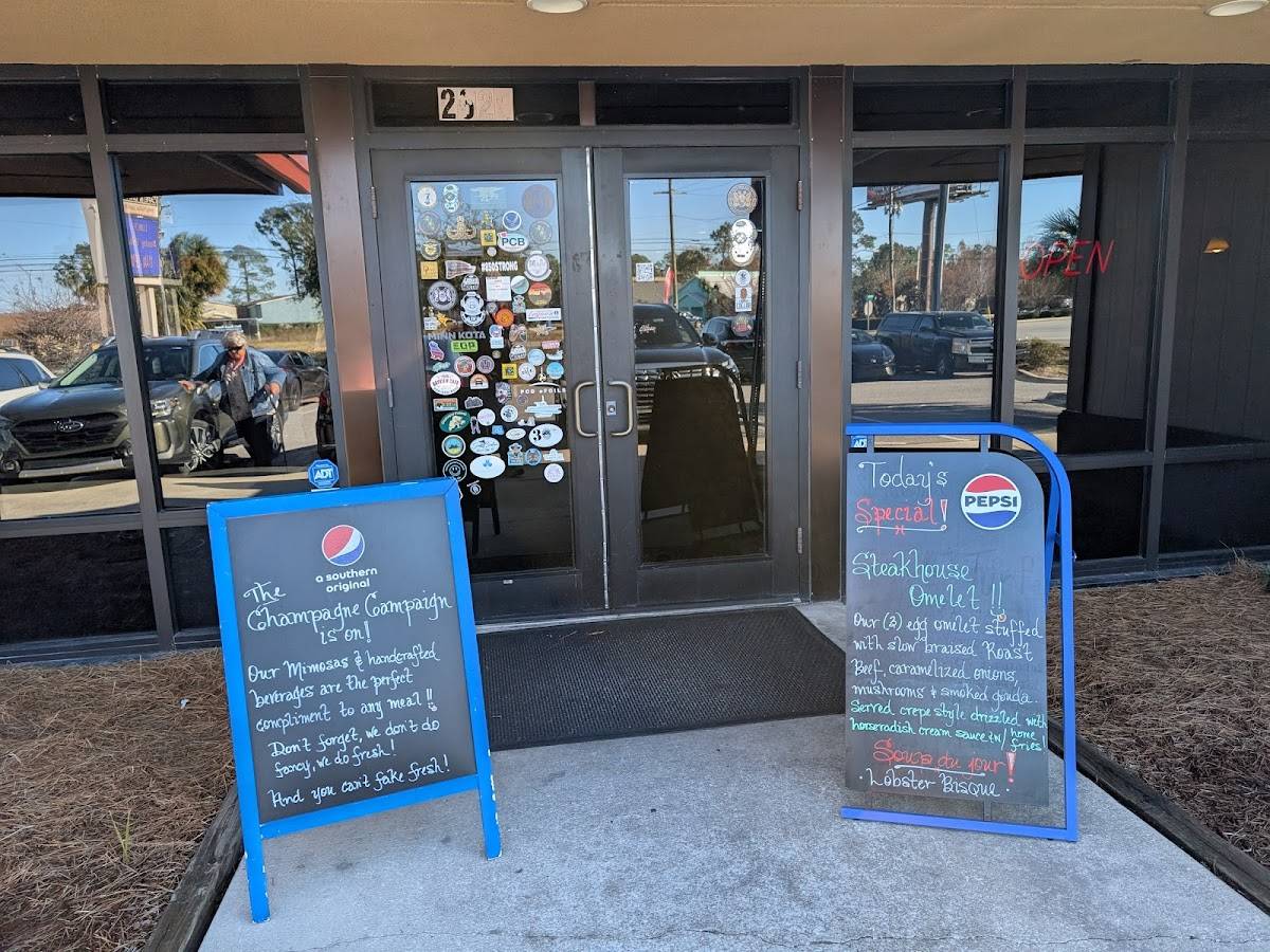 Menu at Andy's Flour Power Cafe & Bakery, Panama City Beach
