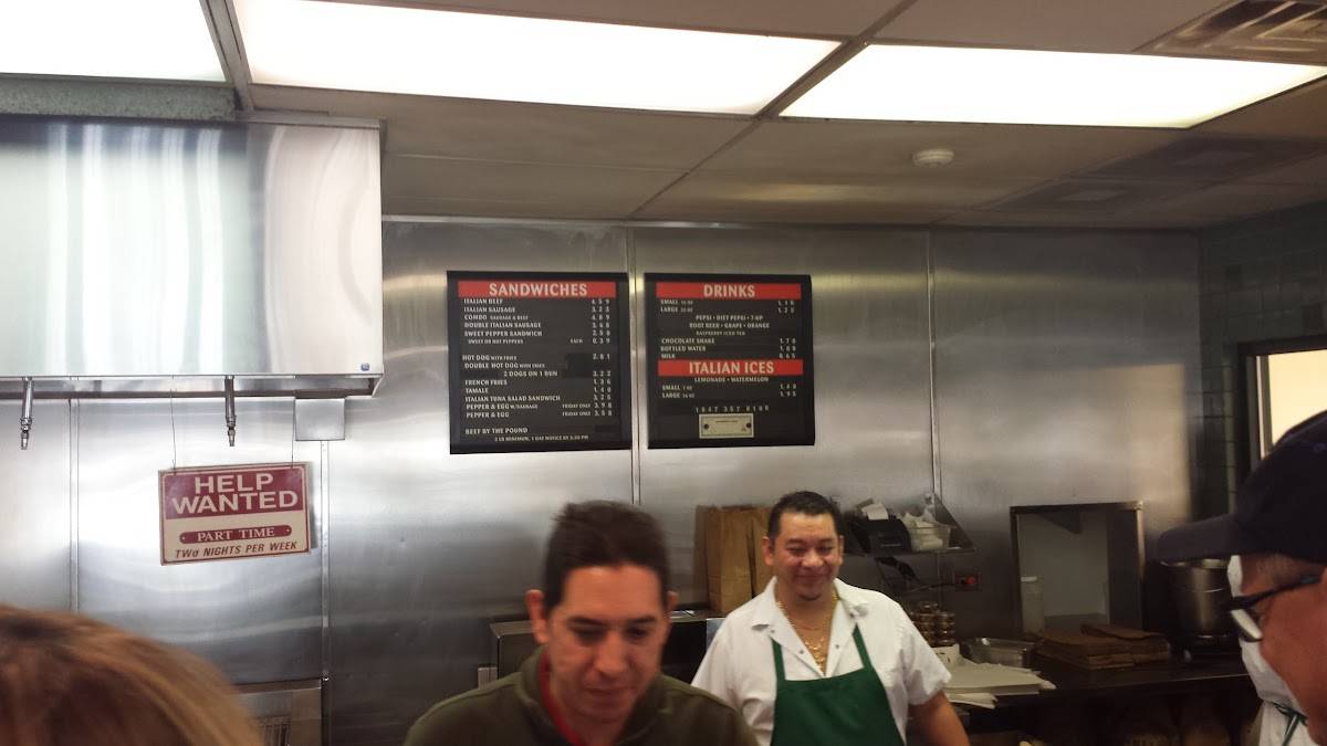 Menu at Johnnie's Beef restaurant, Arlington Heights, S Arlington ...