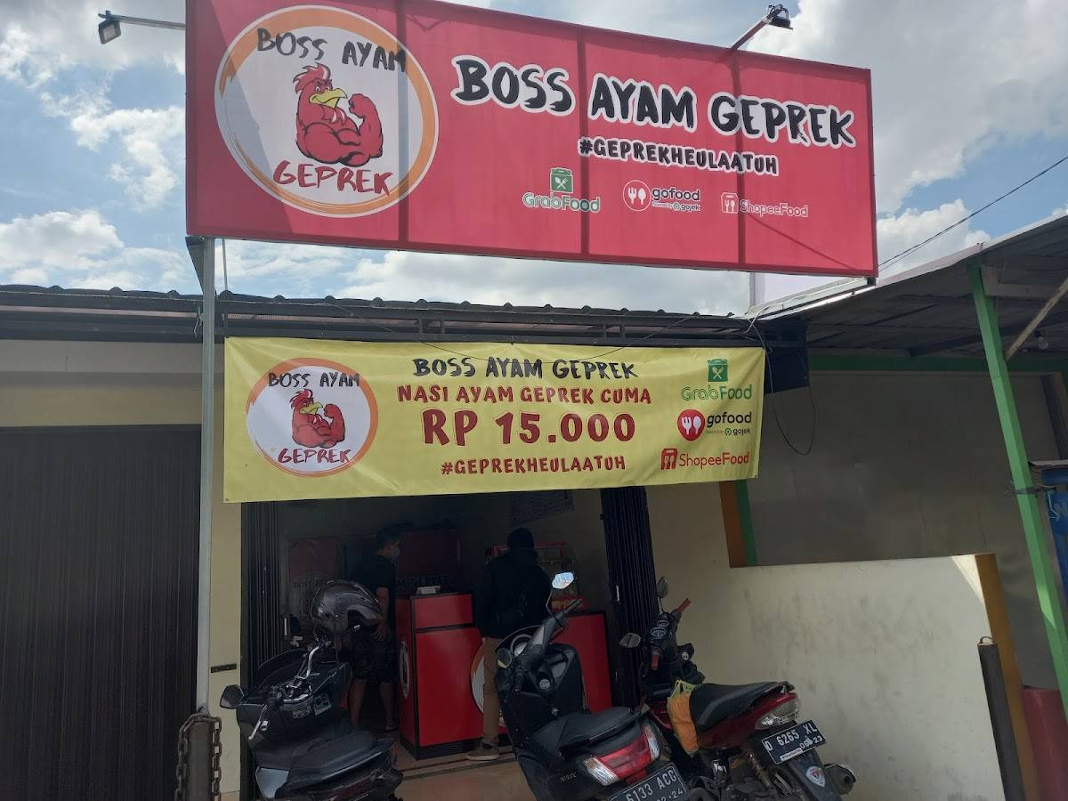 Carta del restaurante Ayam Geprek, Boss Ayam Geprek Antapani, Bandung
