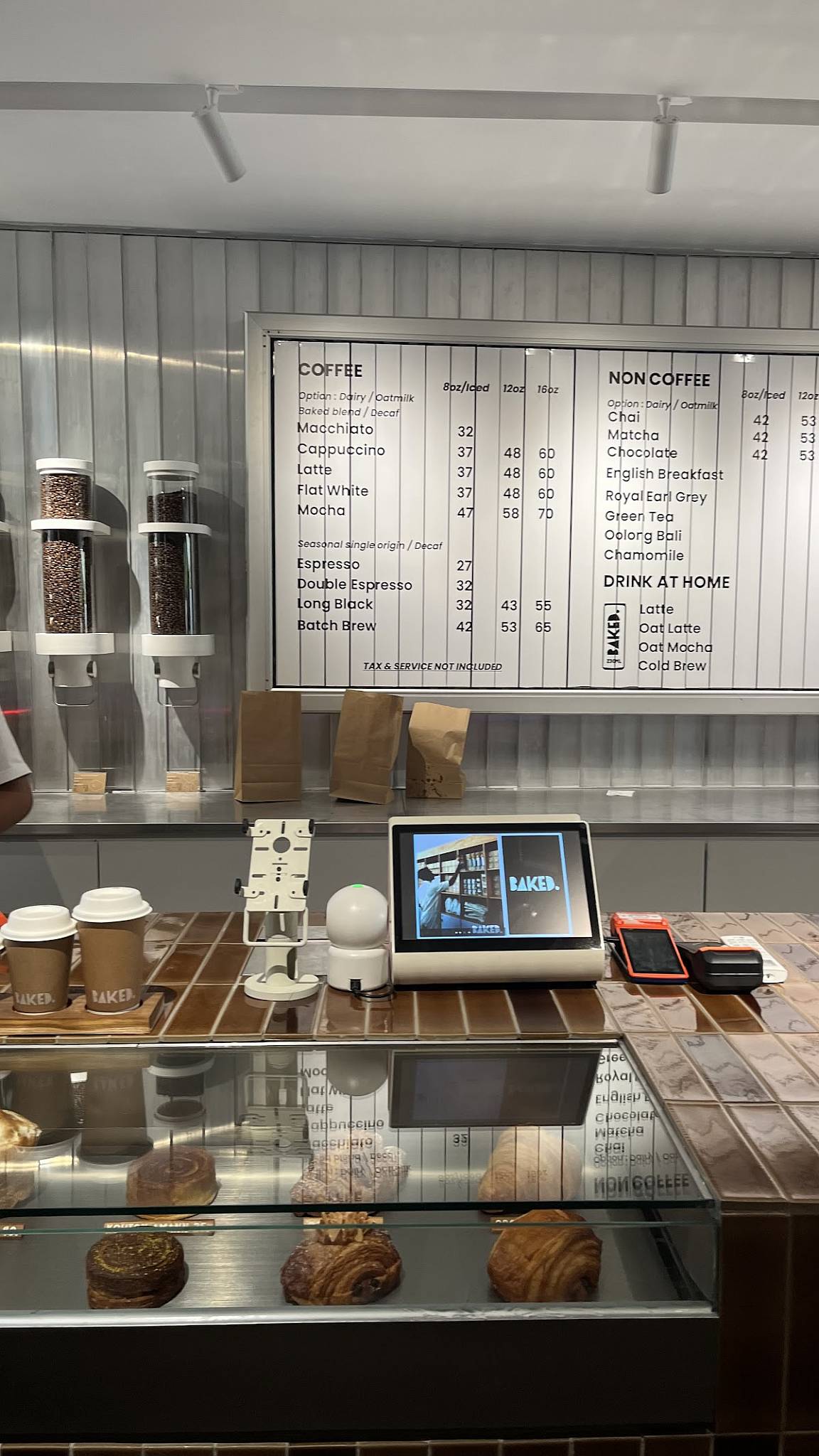 Menu at BAKED. BREW BAR - KEMANG, South Jakarta