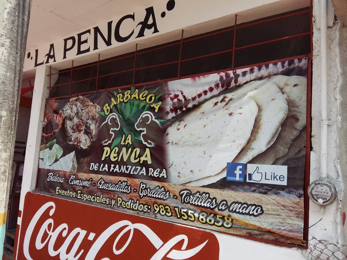 Carta de Barbacoa La Penca, Chetumal