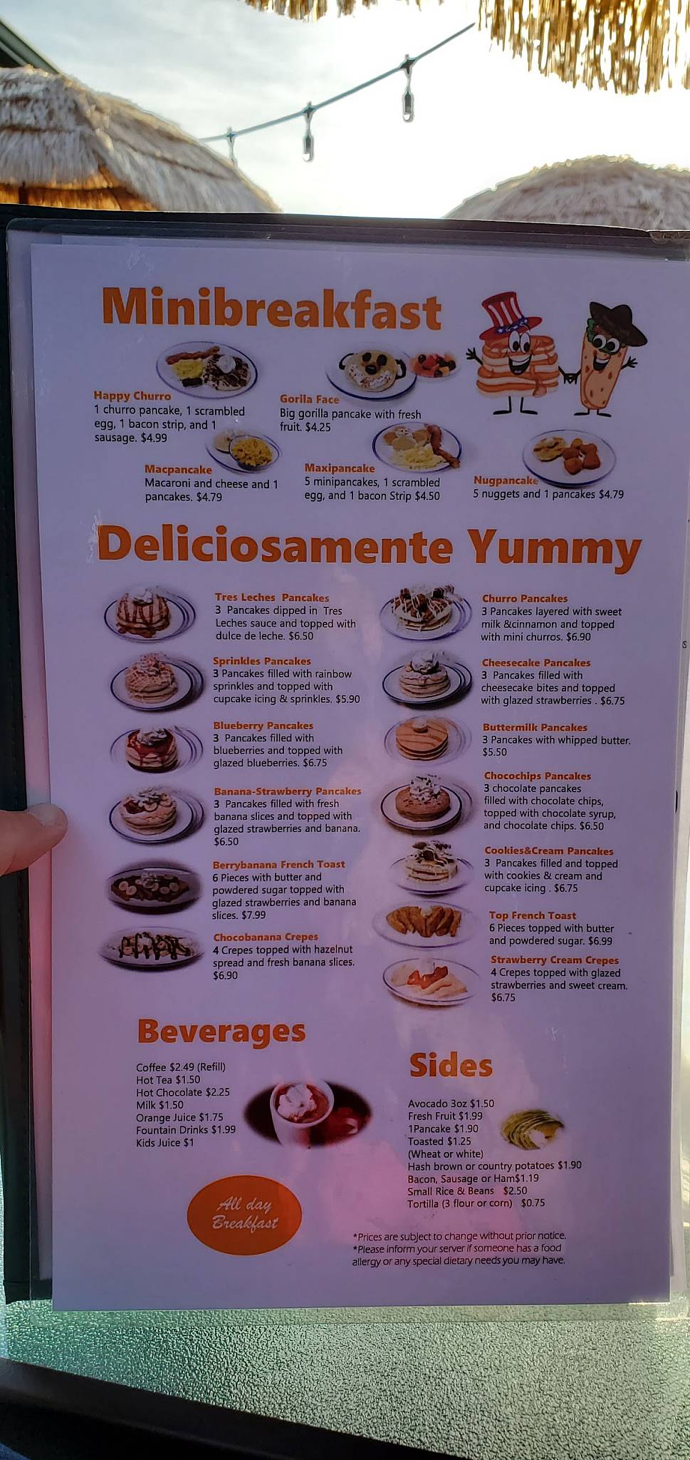 Menu at D'Lua restaurant, Bettendorf
