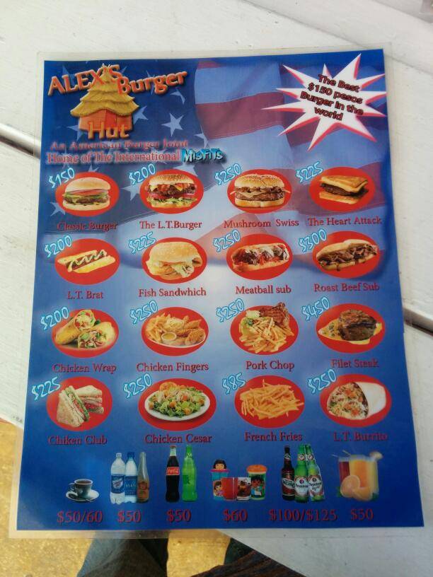 Carta de Big Dan's Polar Bar, Las Terrenas