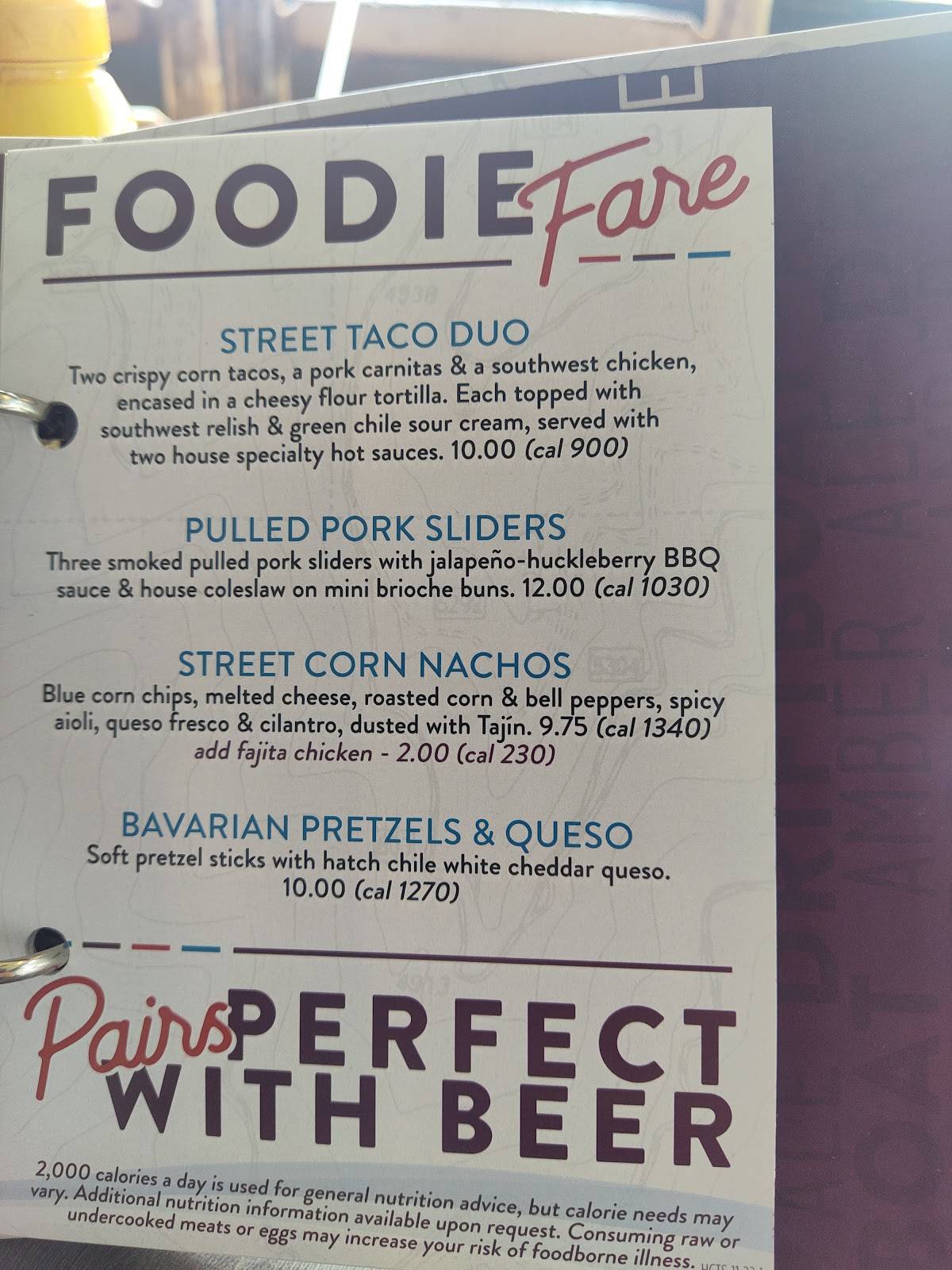 Menu at MacKenzie River Pizza Co. pizzeria, Billings, 405 Main St