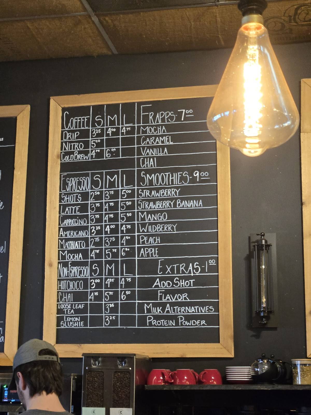 Menu at Black Bear Coffee Co cafe, Hendersonville