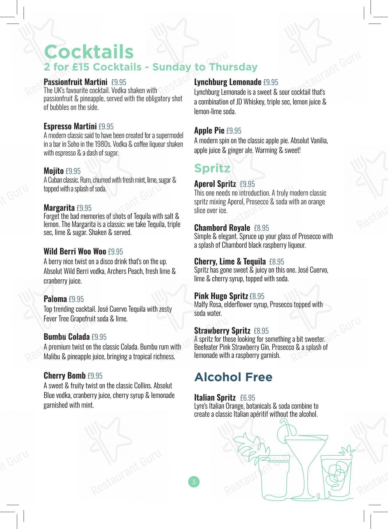 Menu at Bleeding Wolf, Scholar Green pub & bar, Stoke-on-Trent