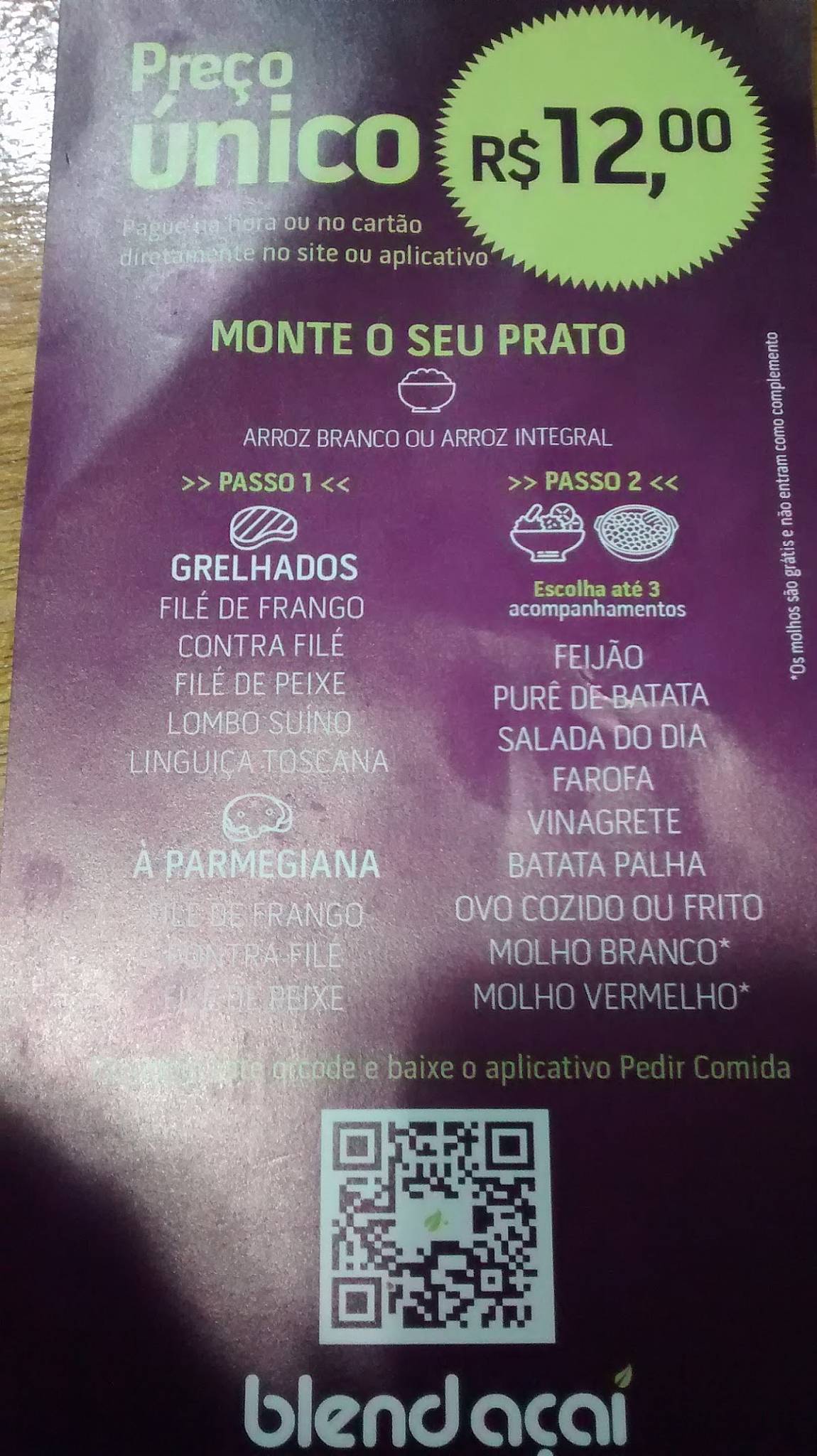 Menu em Blend Açaí restaurante, Sertãozinho, Rua Aprigio de Araujo 964