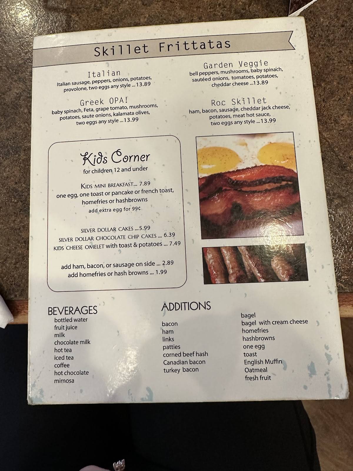Menu at Blue Ridge Grill restaurant, Rochester, W Ridge Rd